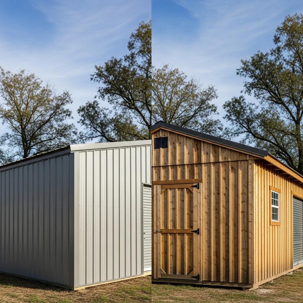 Metal vs. Wood Storage Buildings: Compare & Choose with Ibarra Construction